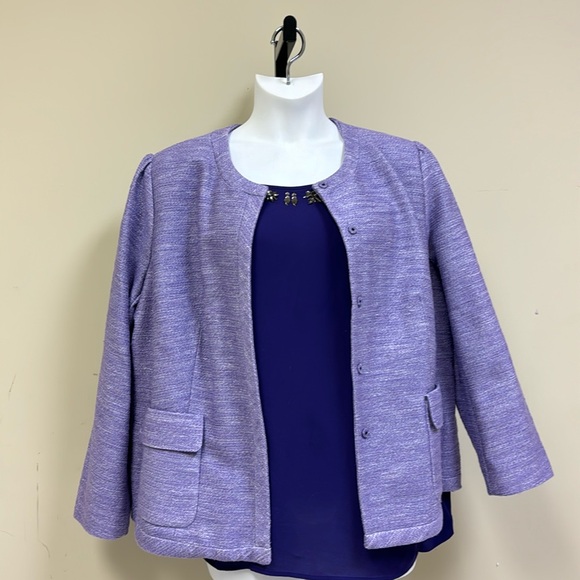 Talbots | Jackets & Coats | Plus Size Talbots Top With Matching Blazer ...